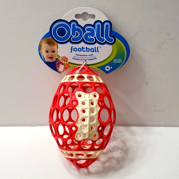 Oball | Toys | 32 Oball Football Red White Ages Newborn | Poshmark